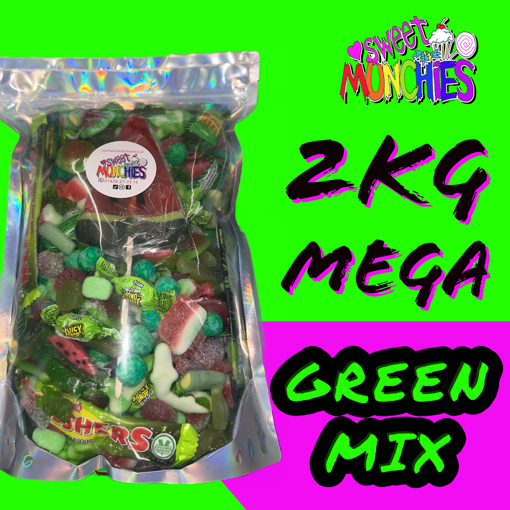Mega Green Mix 2KG – Sweet Munchies