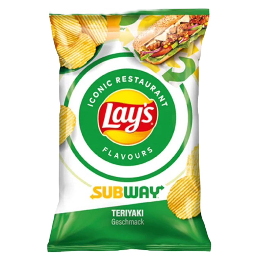 Lays Subway Teriyaki crisps 140g – Sweet Munchies